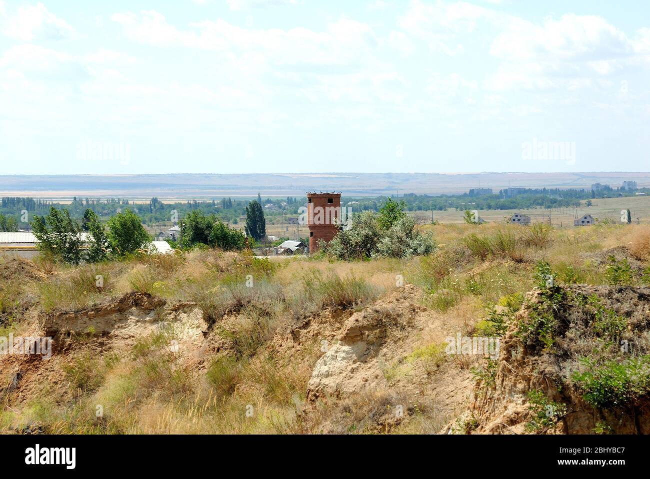 Industrial shops of factory in a countryside Stock Photo - Alamy