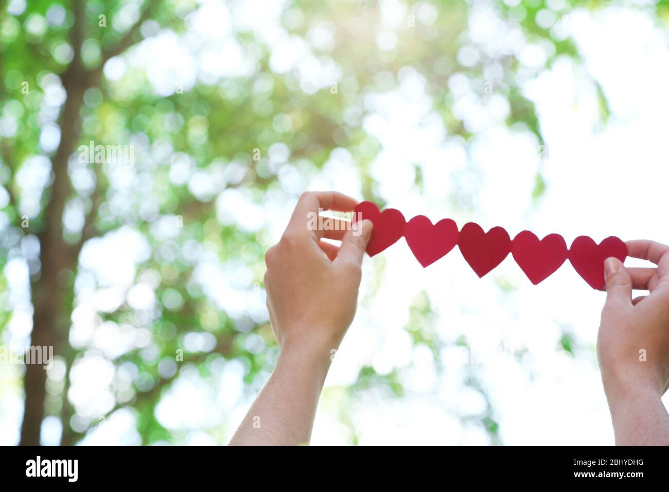 Paper chain tree hi-res stock photography and images - Alamy
