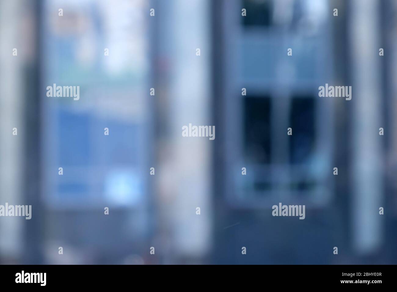 Abstract blurry business center background Stock Photo - Alamy