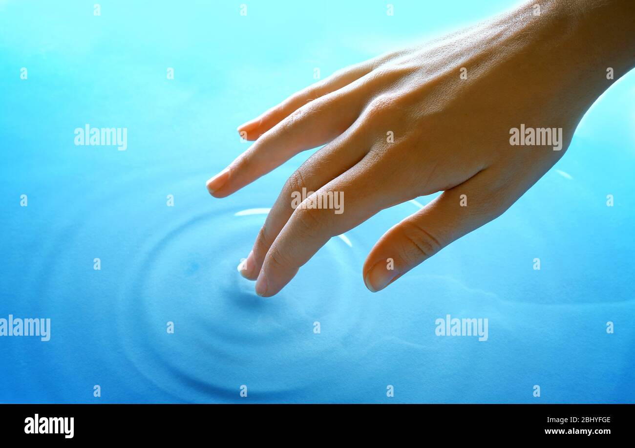 Finger touches hi-res stock photography and images - Alamy