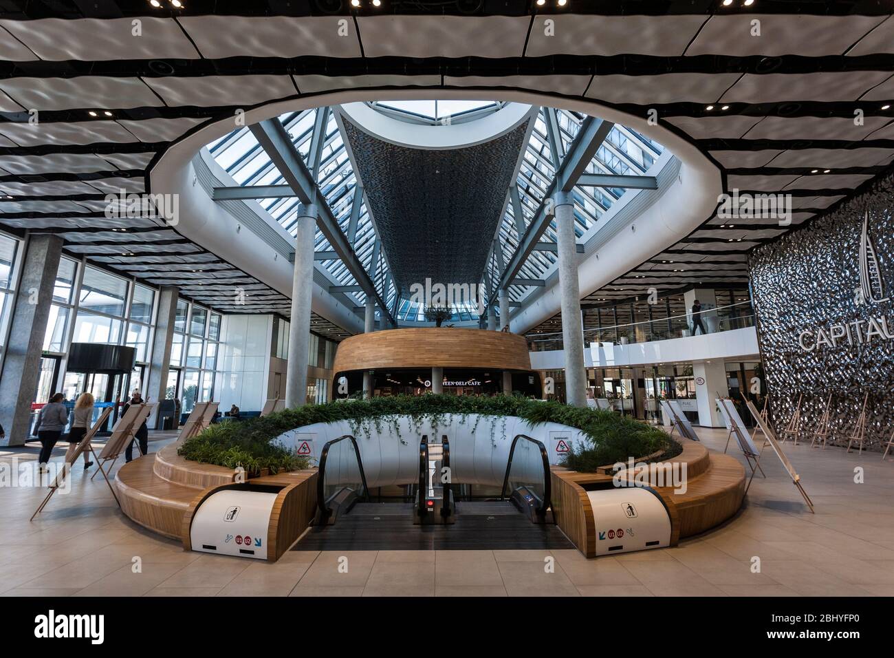Interior design, internal view of administration building, Sofia ...