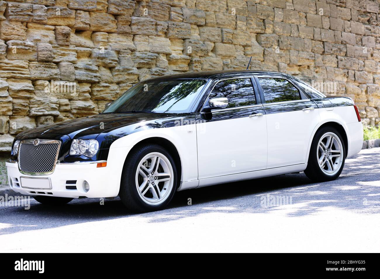 Modern car outdoors Stock Photo - Alamy