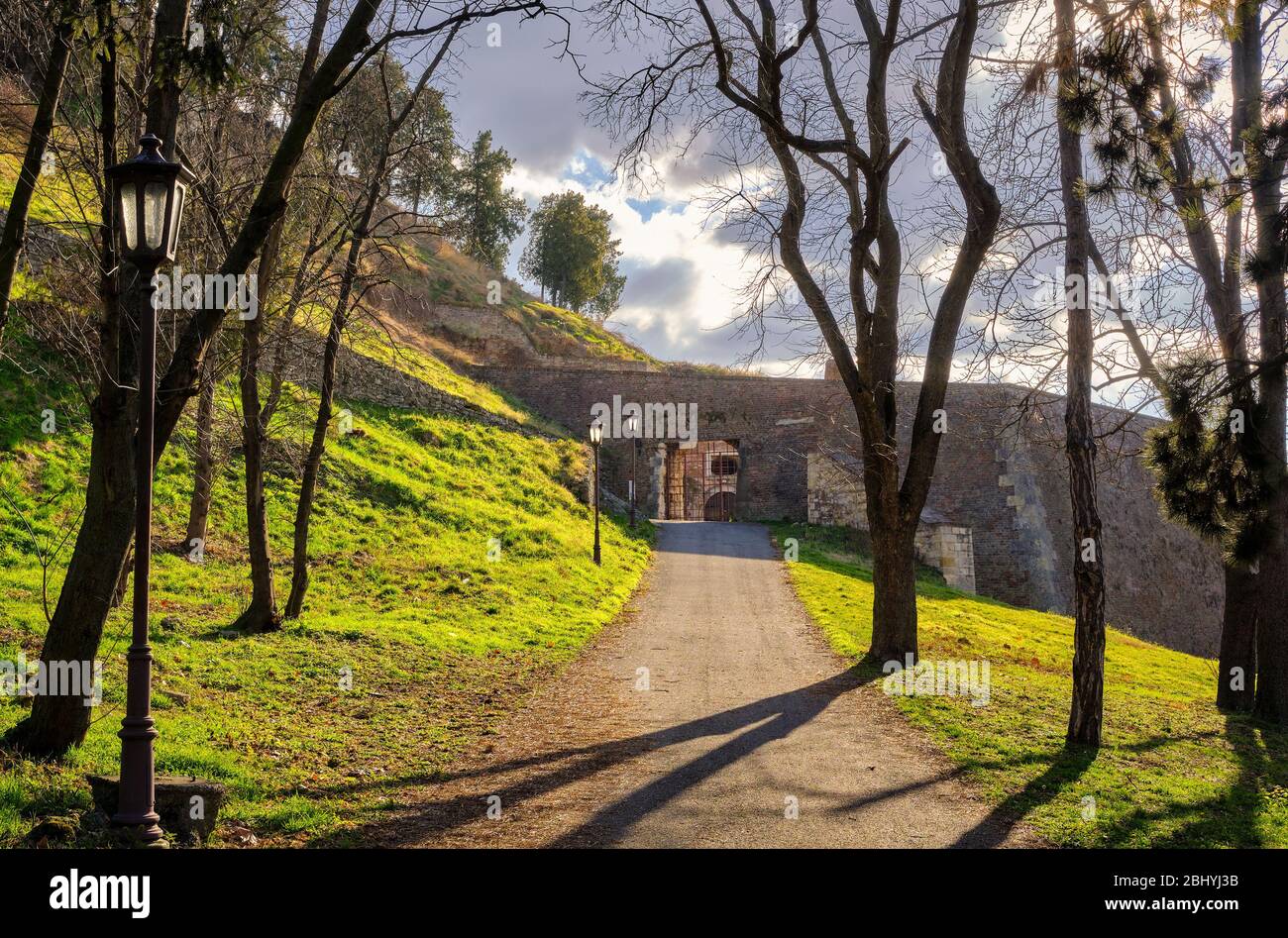 Historic Belgrade Fortress and Kalemegdan park in Belgrade, capital of ...