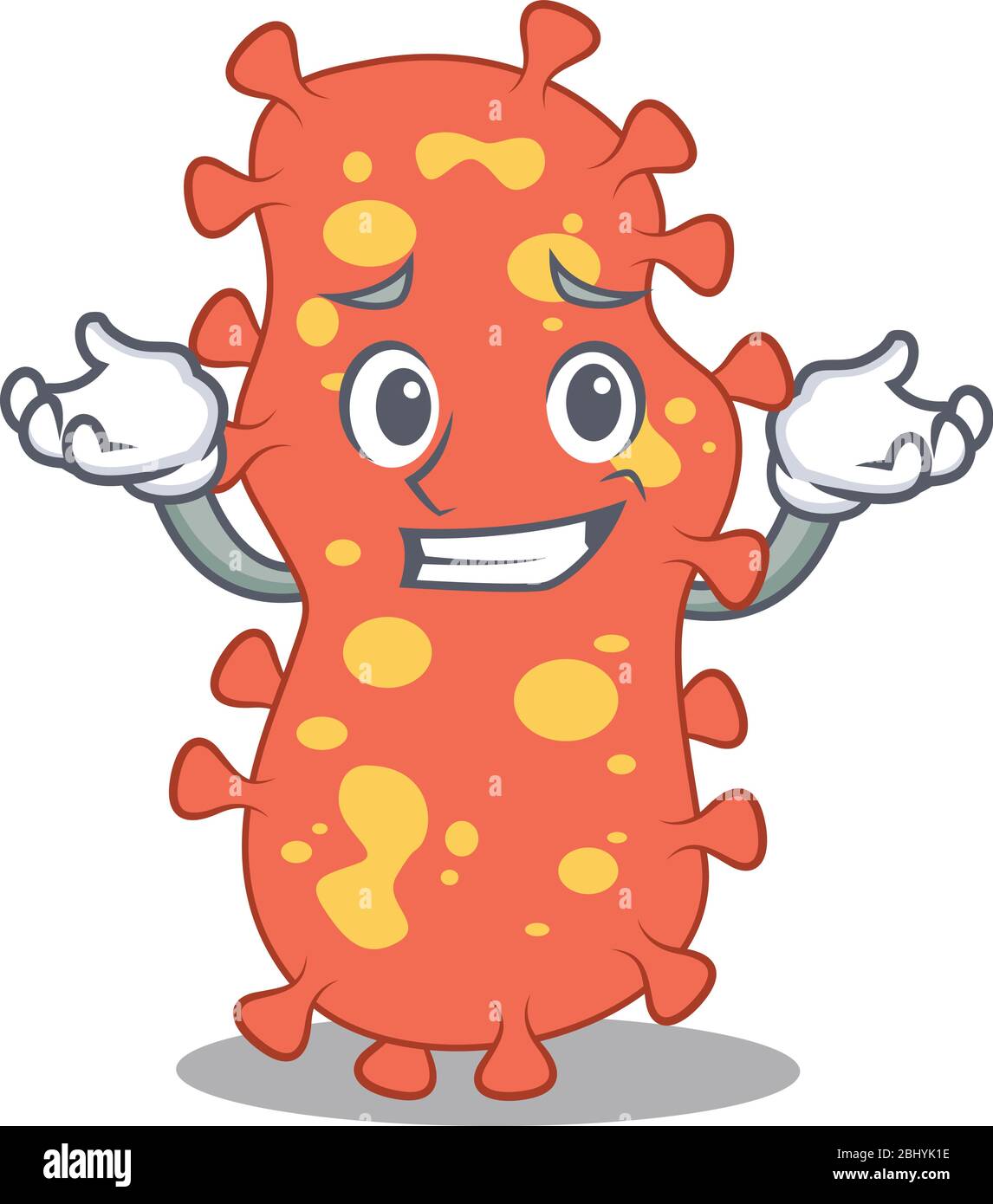 Grinning bacteria cartoon hi-res stock photography and images - Alamy