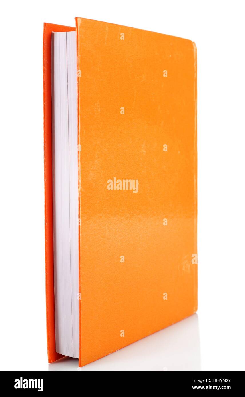 Single book isolated on white Stock Photo - Alamy