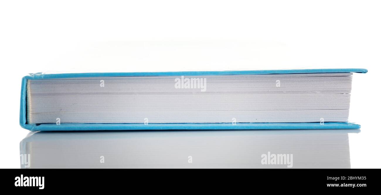 Single book isolated on white Stock Photo - Alamy