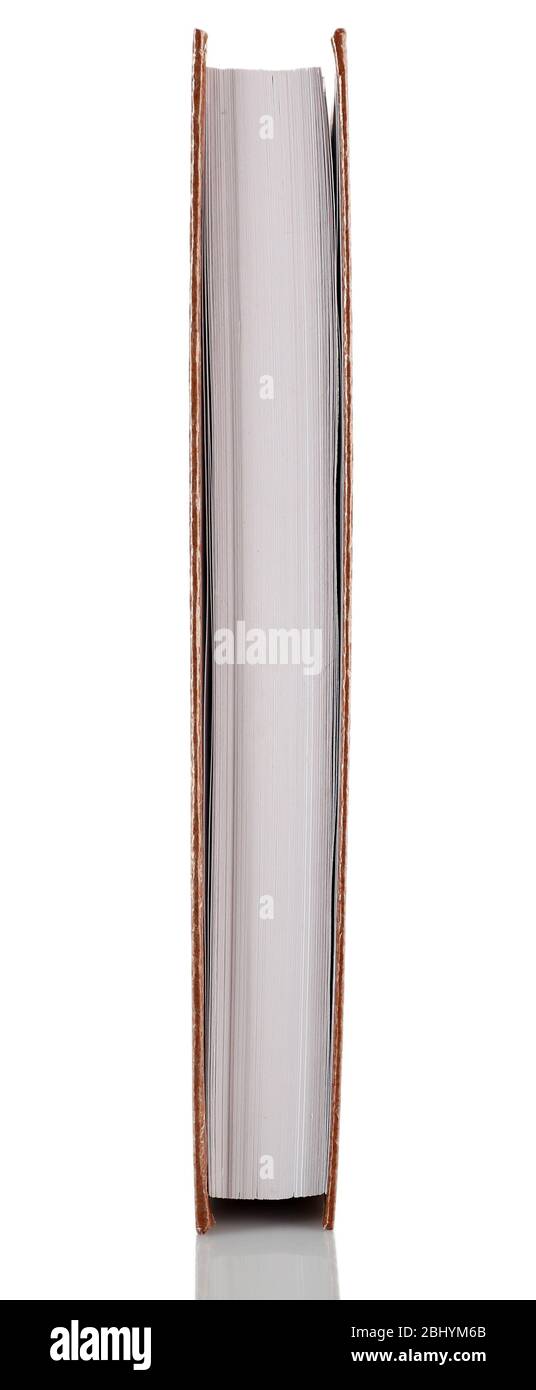 Single book isolated on white Stock Photo - Alamy