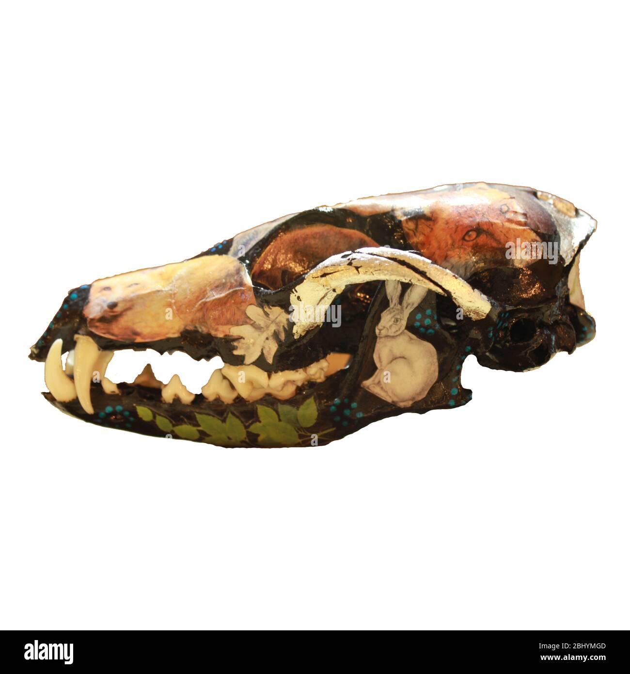 Painted skull artwork Cut Out Stock Images & Pictures - Alamy