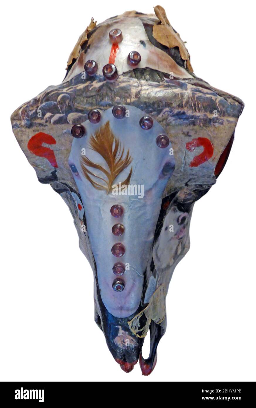 Painted skull artwork Cut Out Stock Images & Pictures - Alamy