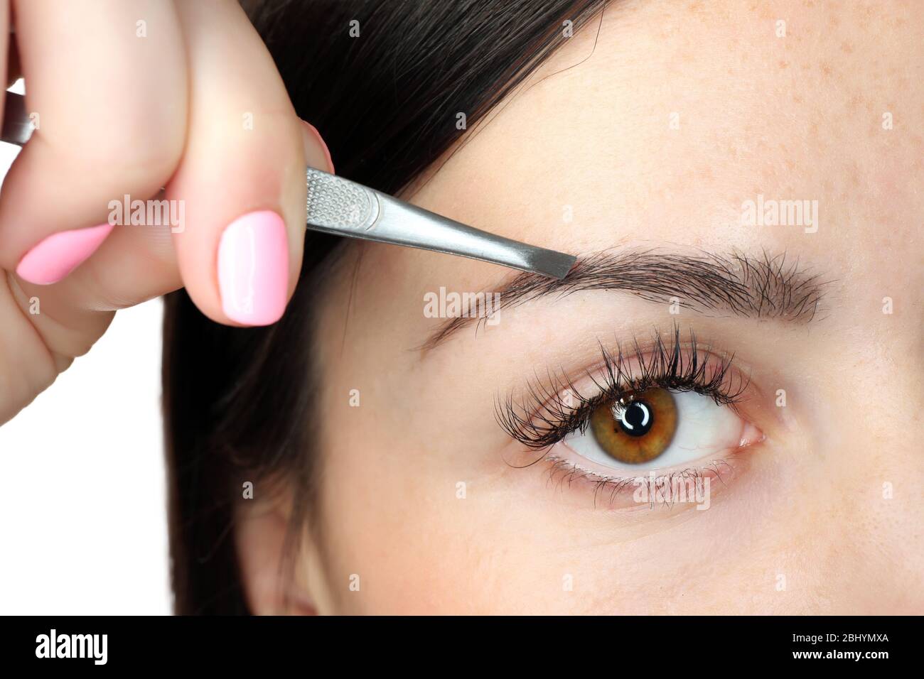 Eyelid pull hi-res stock photography and images - Alamy
