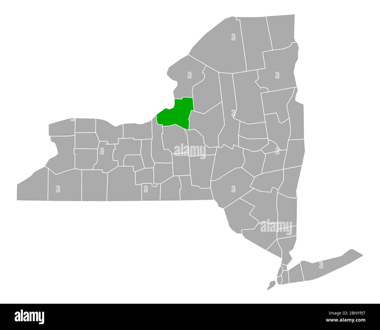 Map of Oswego in New York Stock Photo - Alamy