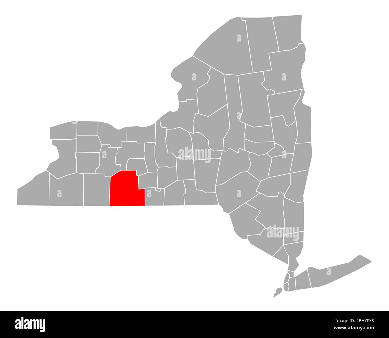 Map of steuben Cut Out Stock Images & Pictures - Alamy