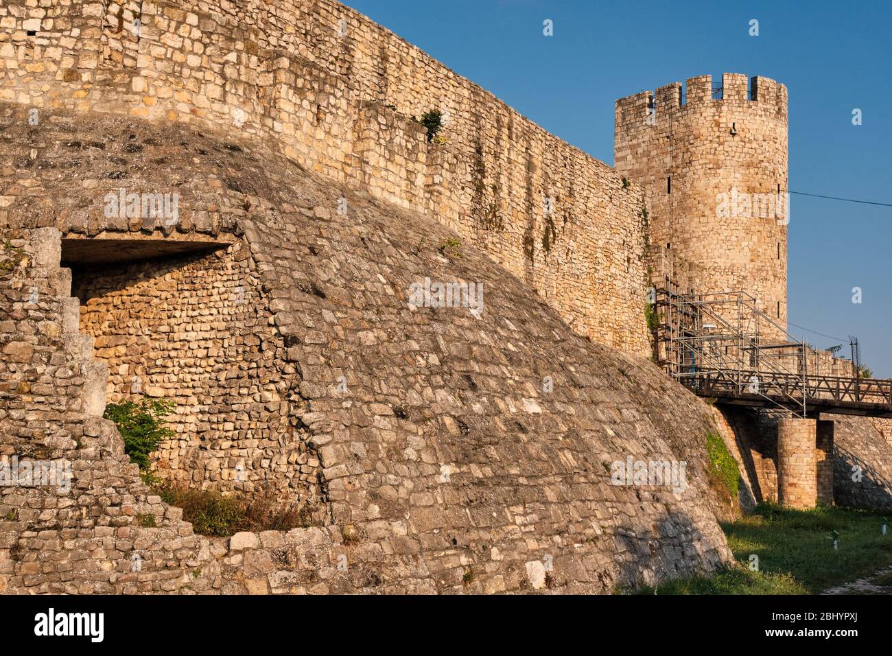 Historic Belgrade Fortress in Kalemegdan park in Belgrade, capital of ...