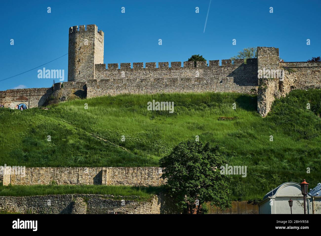 Historic Belgrade Fortress in Kalemegdan park in Belgrade, capital of ...