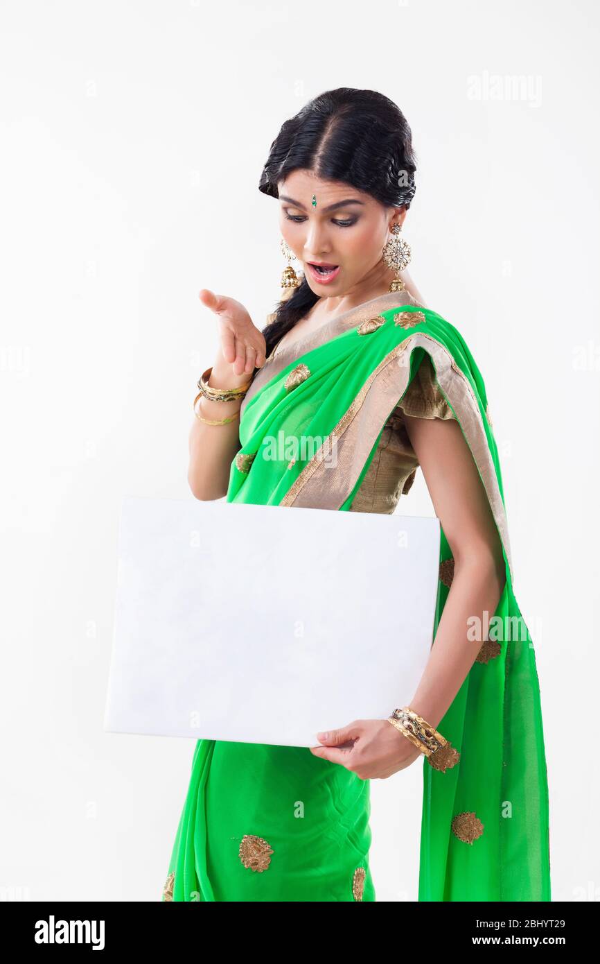 Woman pointing and shock hi-res stock photography and images - Alamy