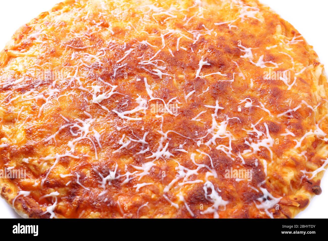 Cheese pizza, closeup Stock Photo - Alamy