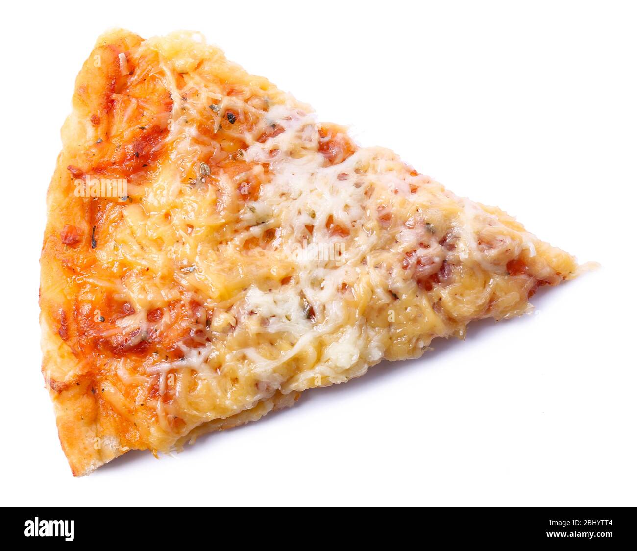 Piece of pizza isolated on white Stock Photo - Alamy