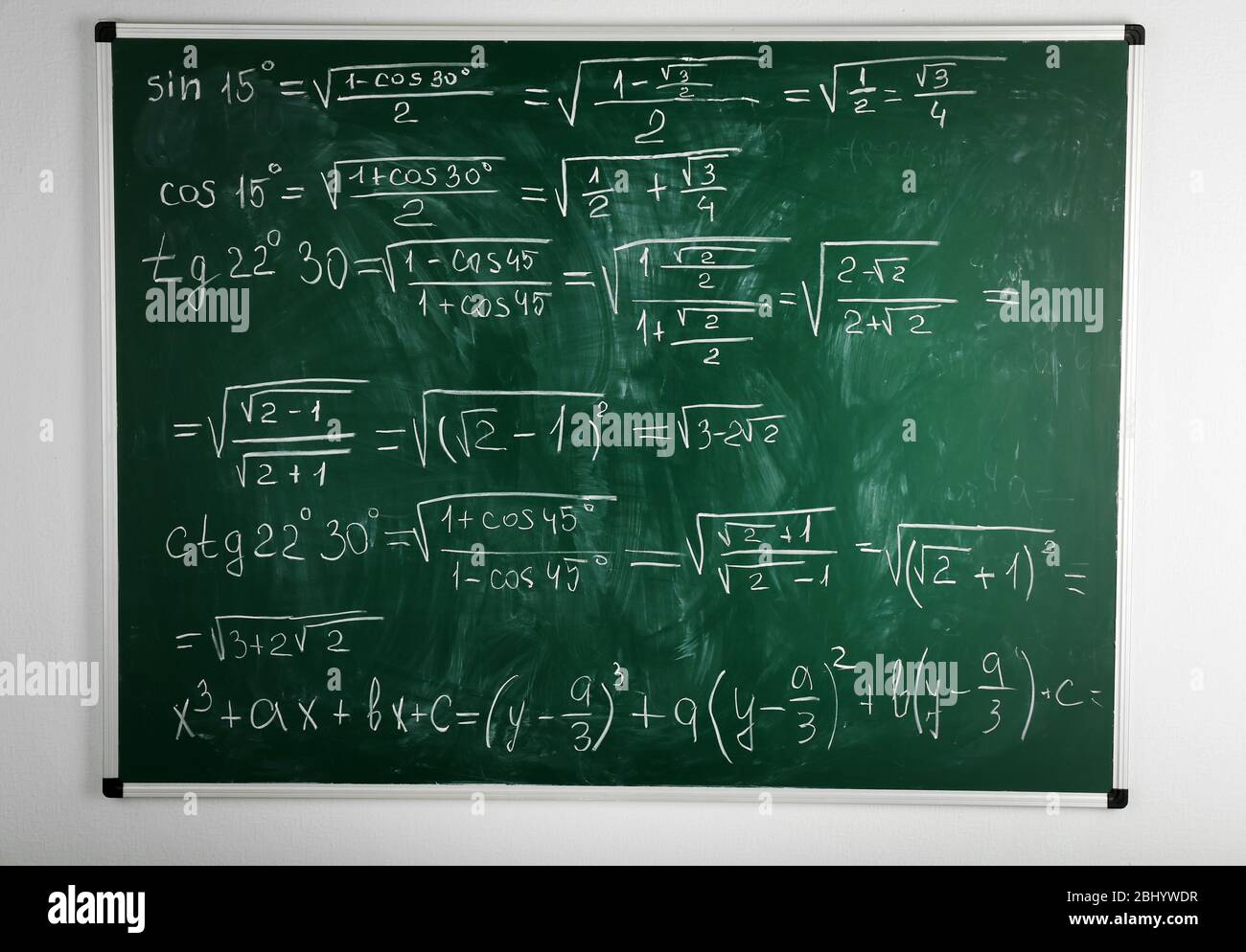 Math formulas hi-res stock photography and images - Alamy