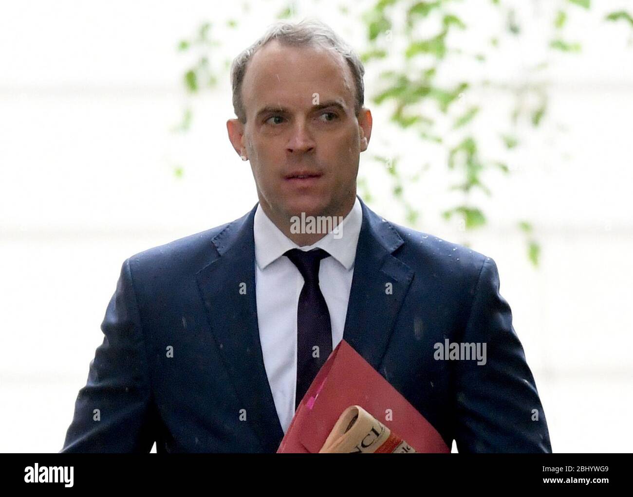 Foreign secretary Dominic Raab in Downing Street, London Stock Photo ...