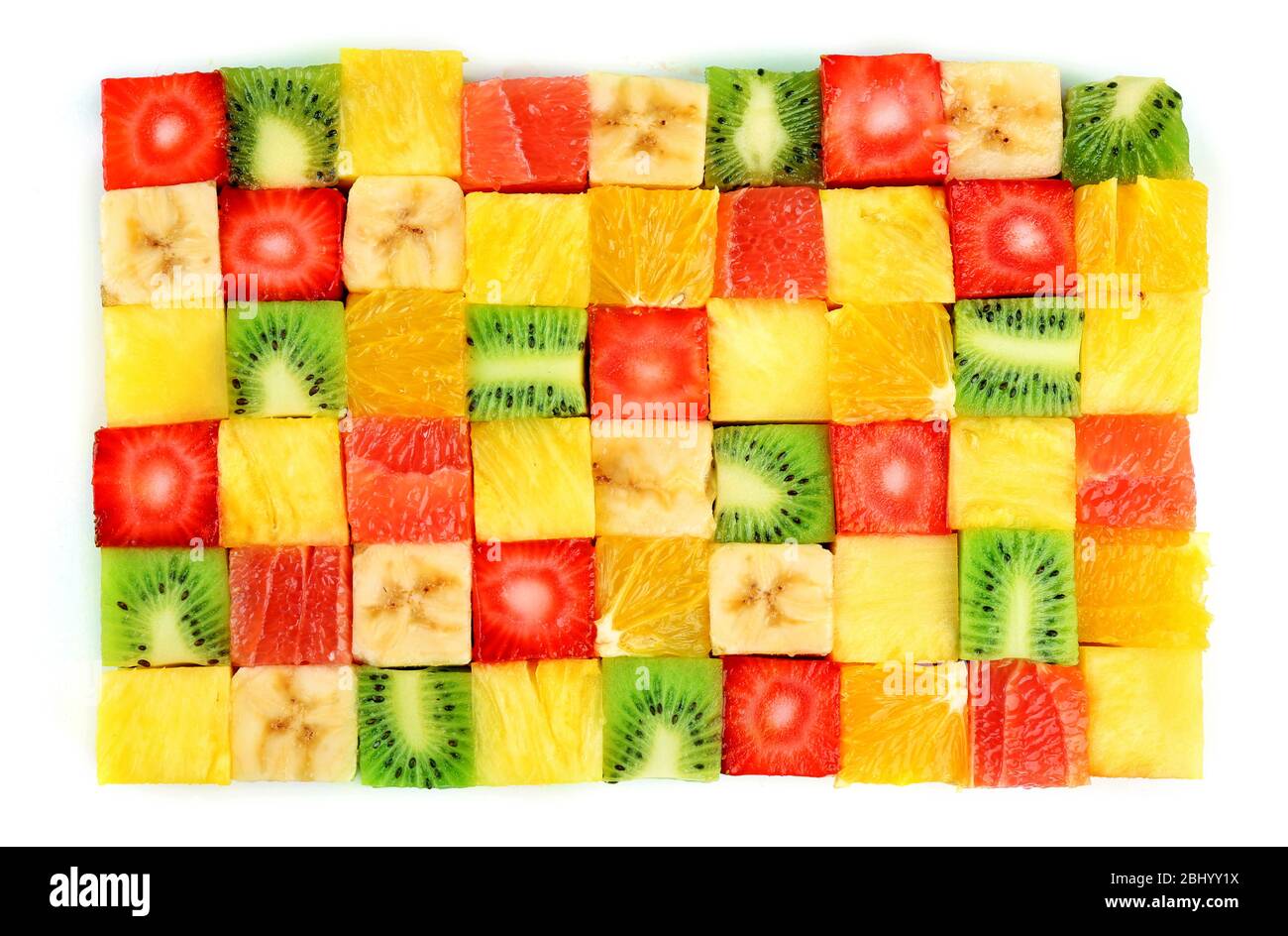 Sliced fruits background Stock Photo - Alamy