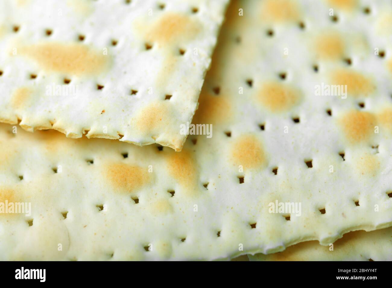Matzo for Passover close up Stock Photo - Alamy