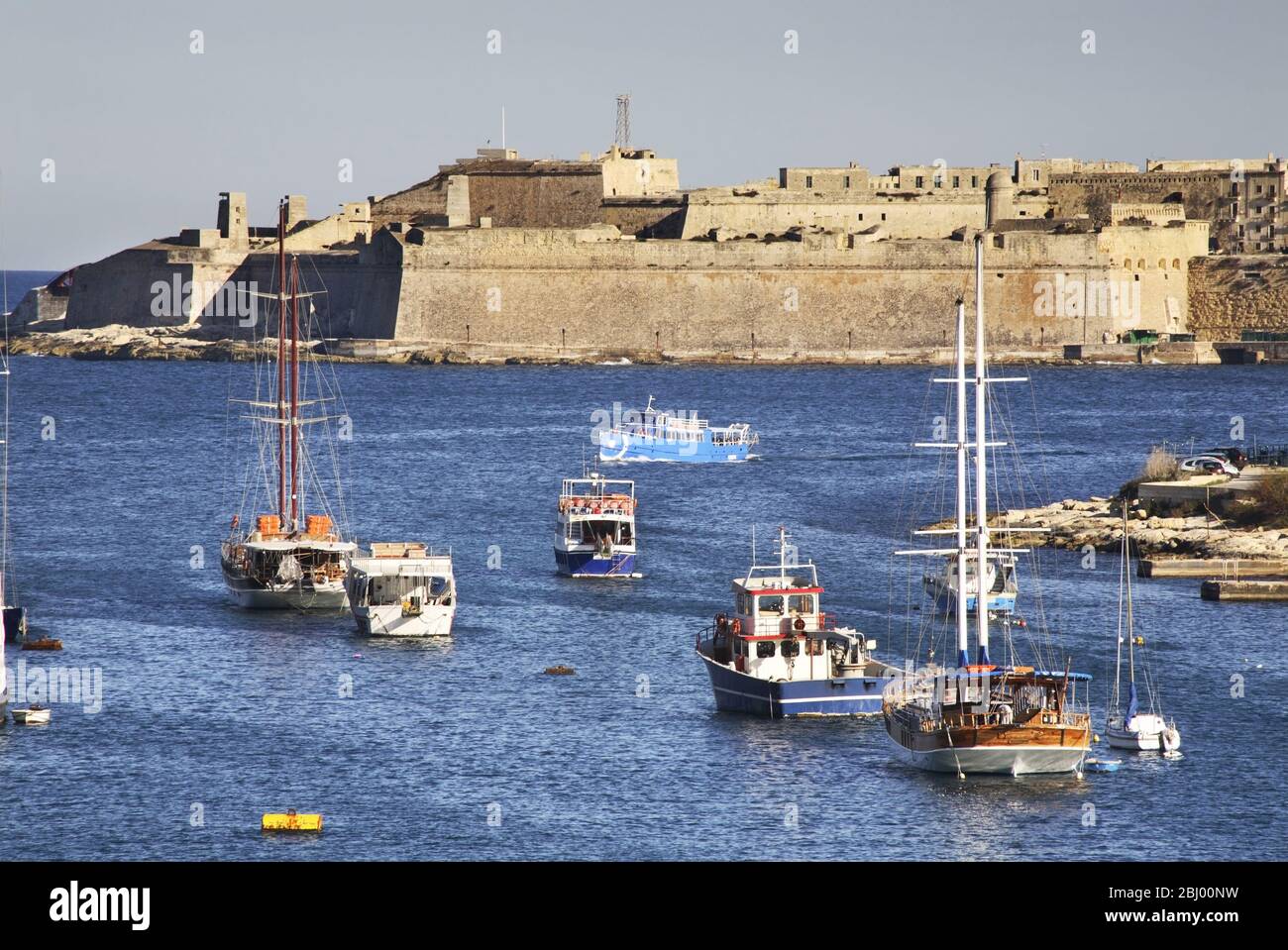 Port in Sliema (Tas-Sliema). Malta island Stock Photo - Alamy