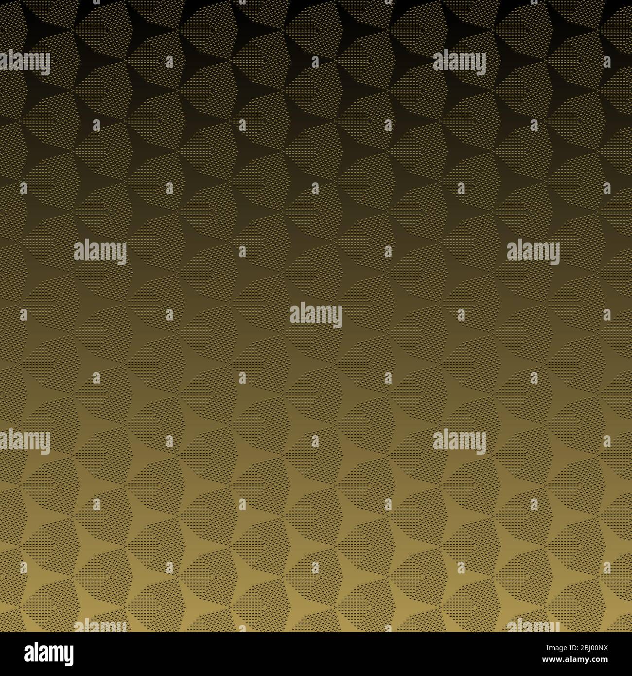 Gold pattern illustration, bas-relief effect with repeated geometric ...