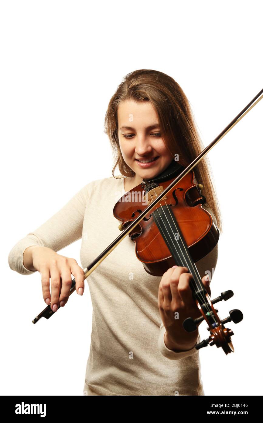 Viola woman isolated hi-res stock photography and images - Alamy