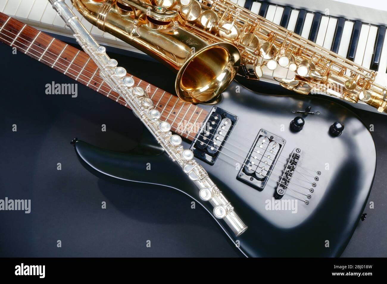 Musical instruments, closeup Stock Photo - Alamy