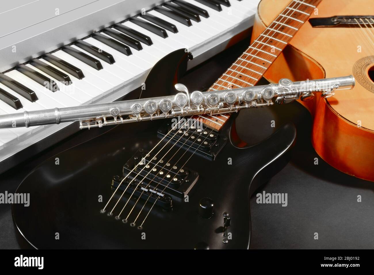 Musical instruments, closeup Stock Photo - Alamy