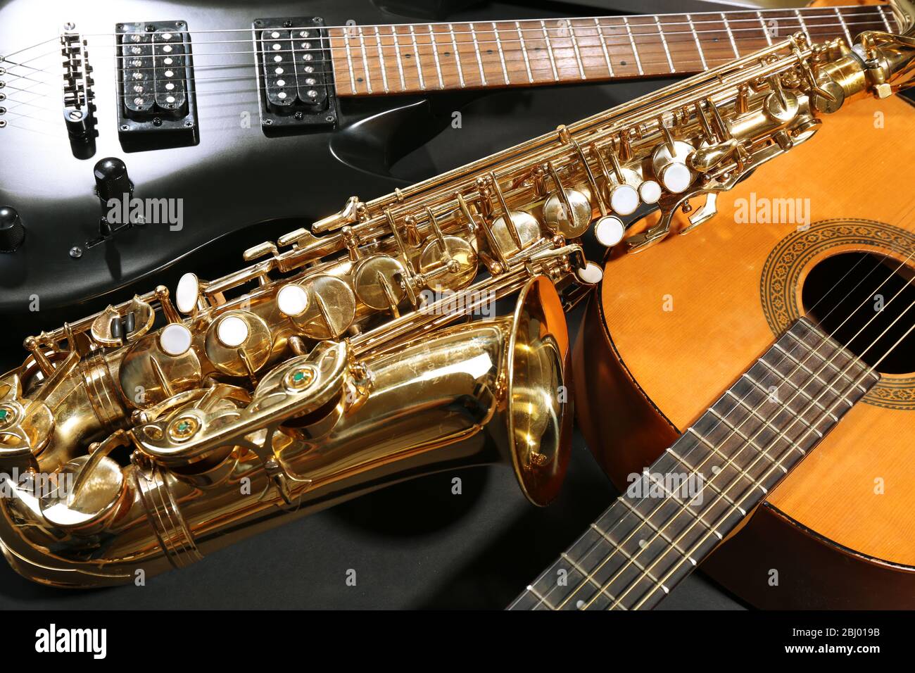 Musical instruments, closeup Stock Photo - Alamy