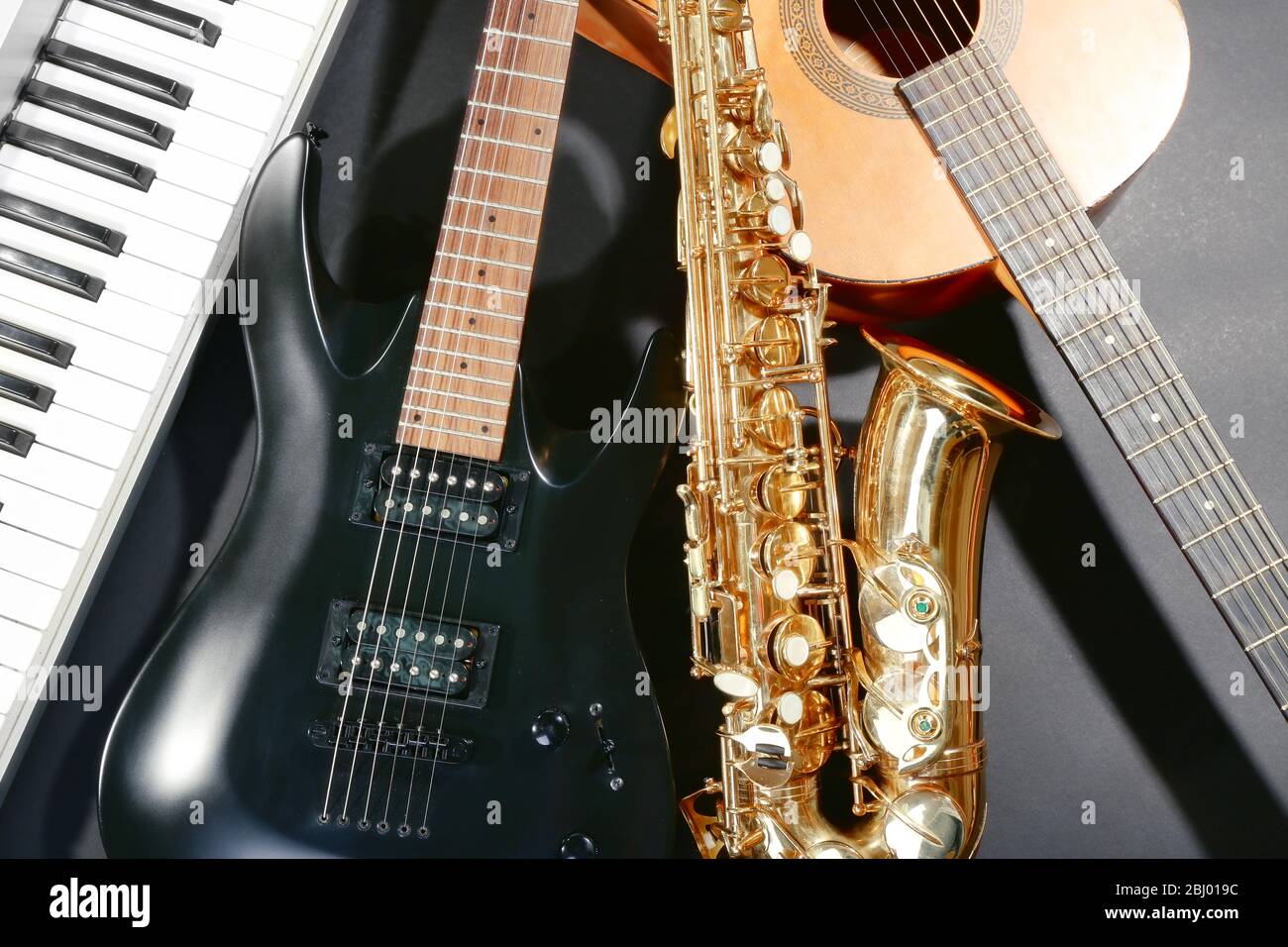 Musical instruments, closeup Stock Photo - Alamy