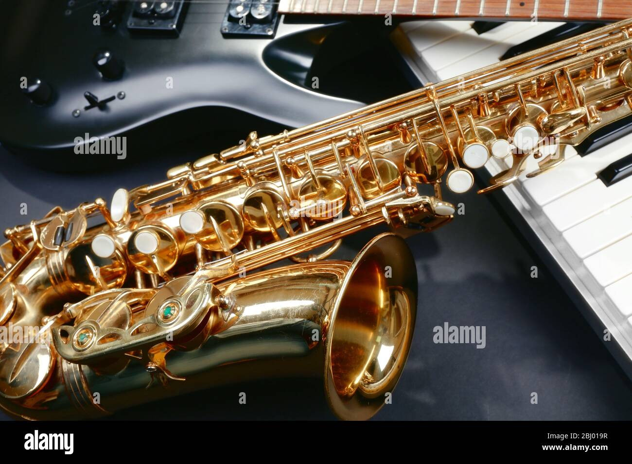 Musical instruments, closeup Stock Photo - Alamy