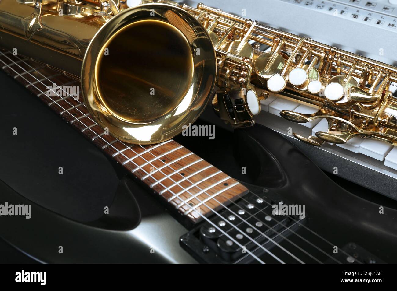 Musical instruments, closeup Stock Photo - Alamy