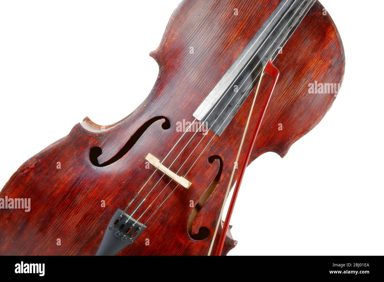 Cello isolated ob white Stock Photo - Alamy