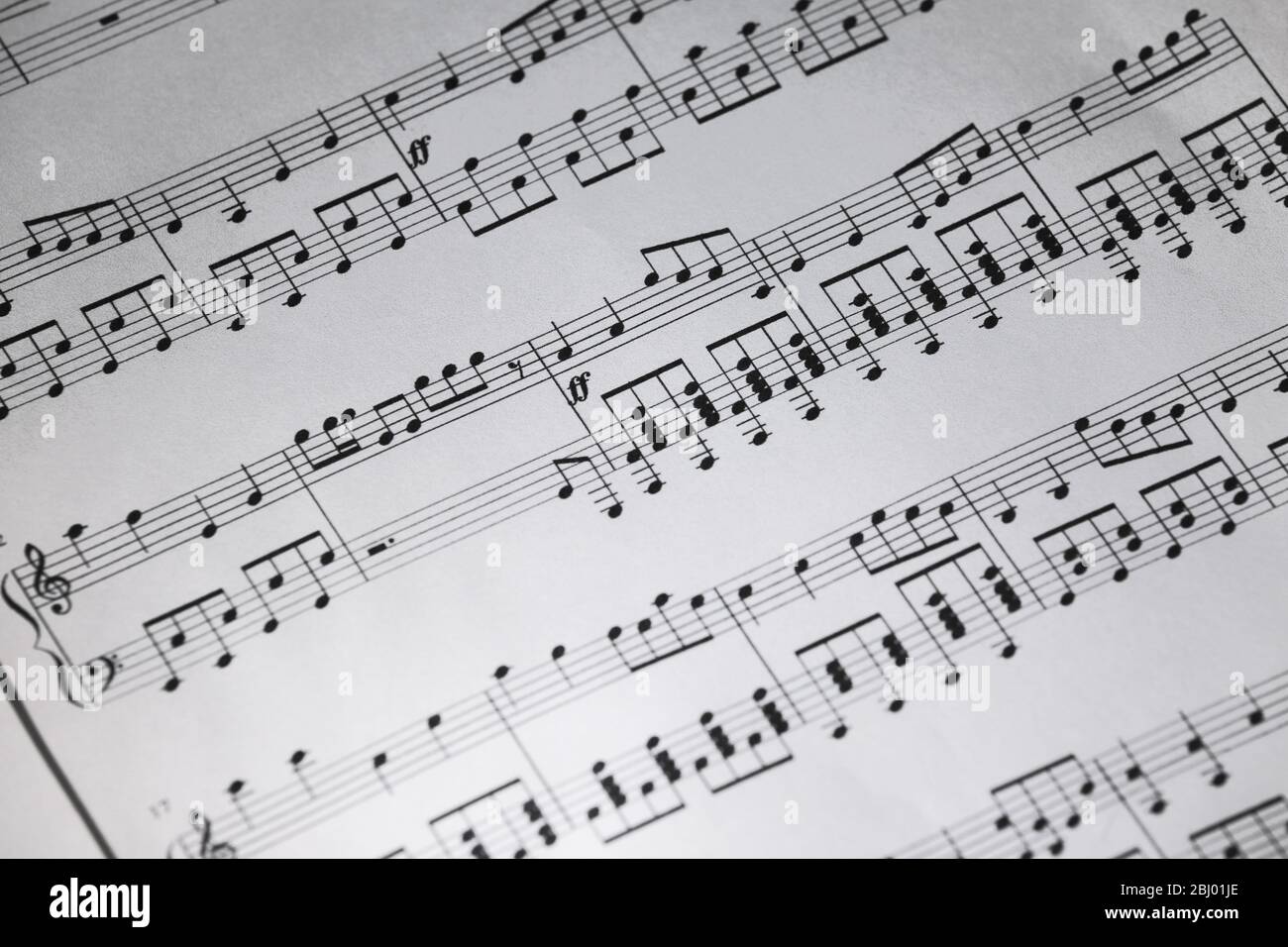 Music notes background Stock Photo - Alamy