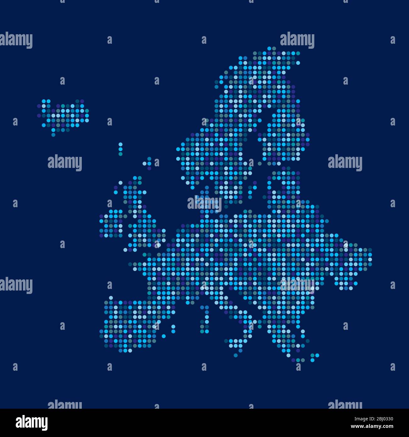 Europe map hi-res stock photography and images - Alamy