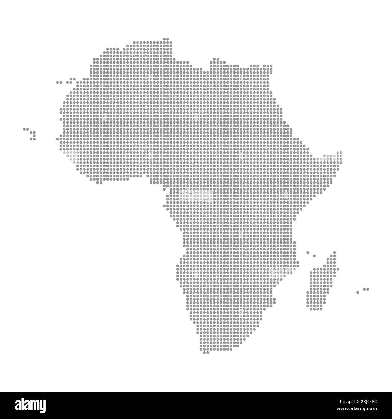 Africa map made from halftone dot pattern Stock Vector Image & Art - Alamy