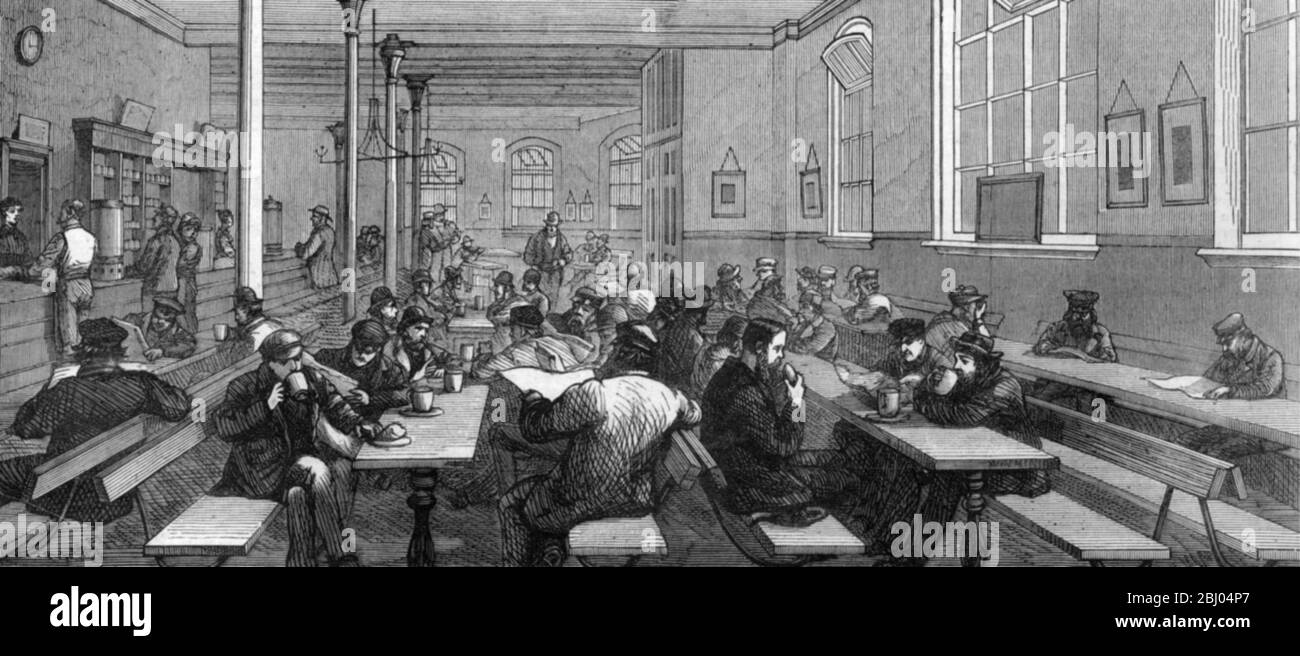 A British Workman's Coffee Tavern at Liverpool. Liverpool British ...