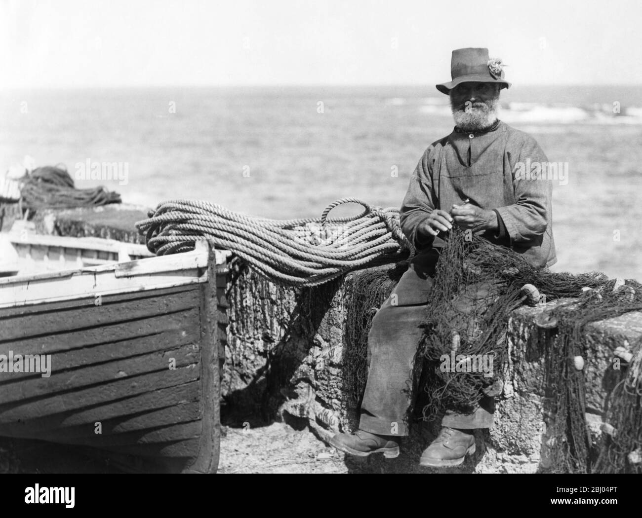 Typical old man of the sea Stock Photo - Alamy