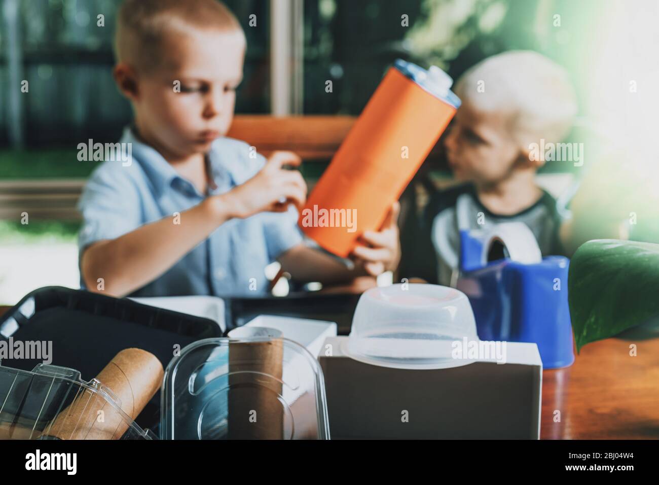 Child craft recycle hi-res stock photography and images - Alamy