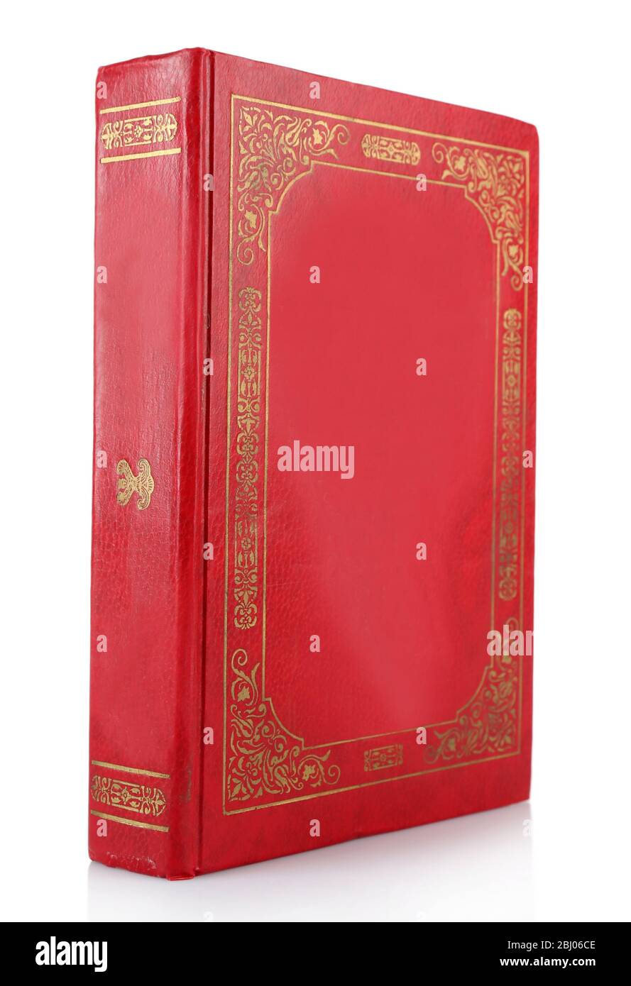 Single book isolated on white Stock Photo - Alamy