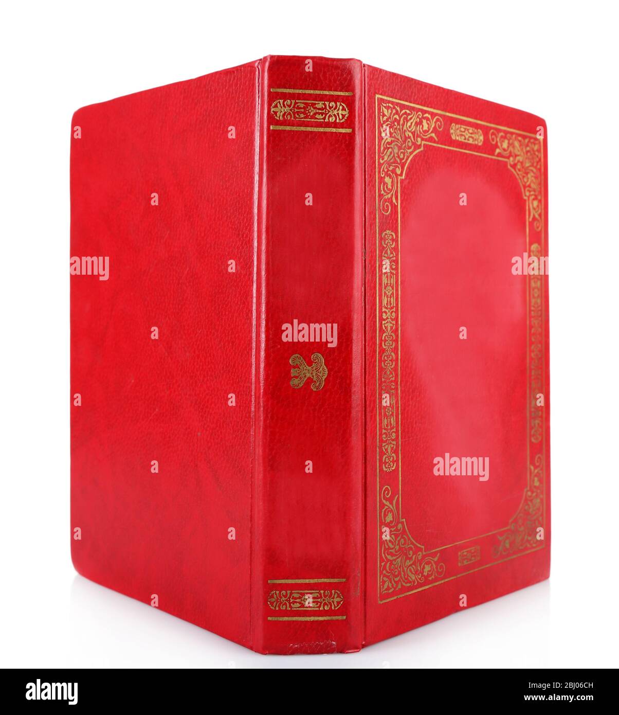 Single book isolated on white Stock Photo - Alamy