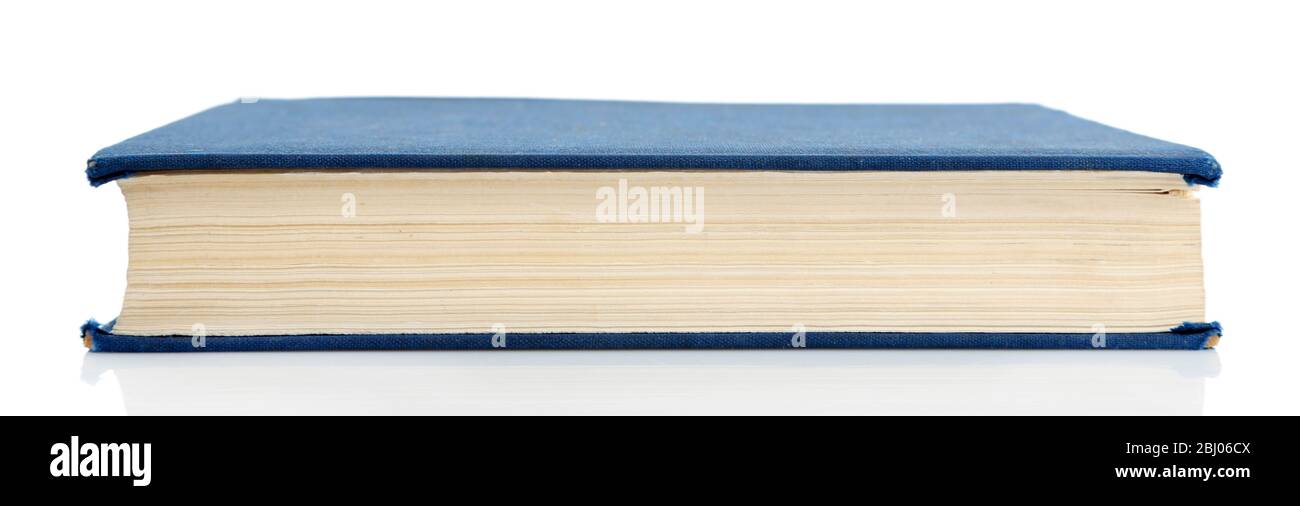 Single book isolated on white Stock Photo - Alamy