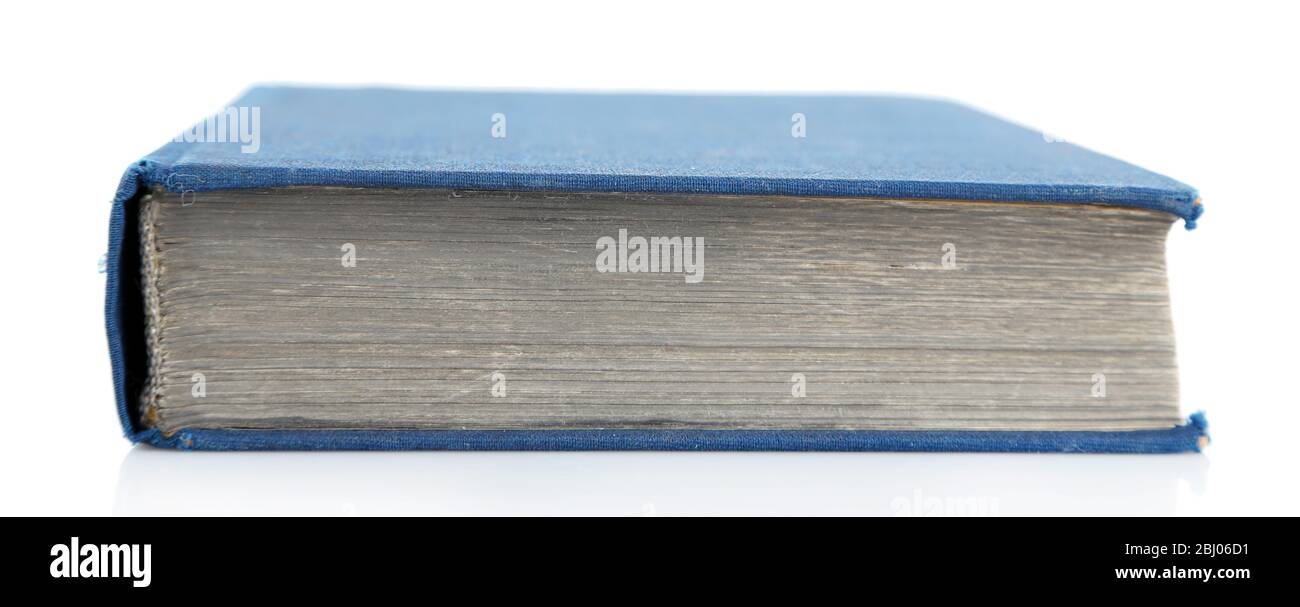 Single book isolated on white Stock Photo - Alamy