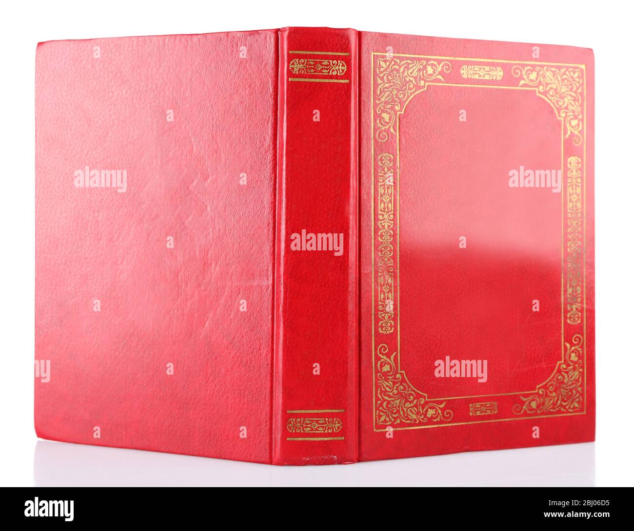 Single book isolated on white Stock Photo - Alamy