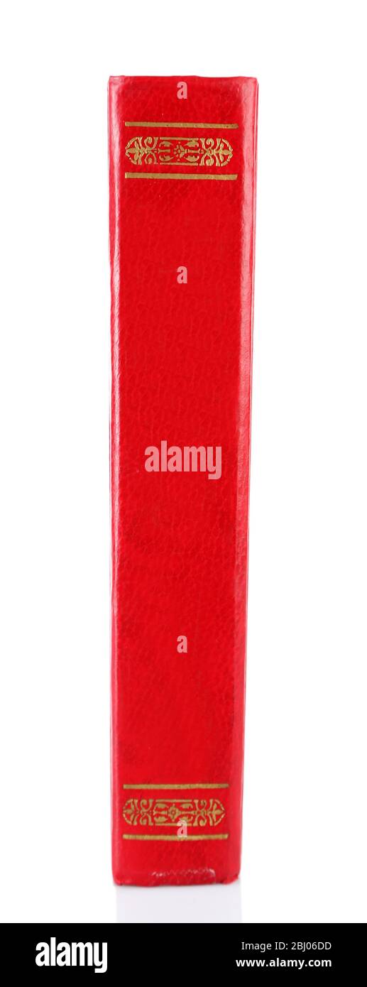 Single book isolated on white Stock Photo - Alamy