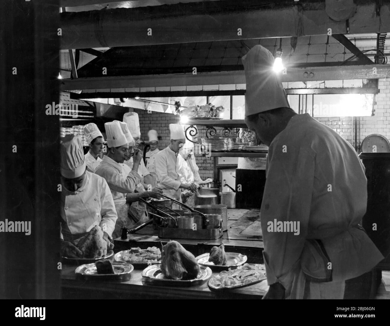 The Ritz Hotel kitchens Stock Photo - Alamy