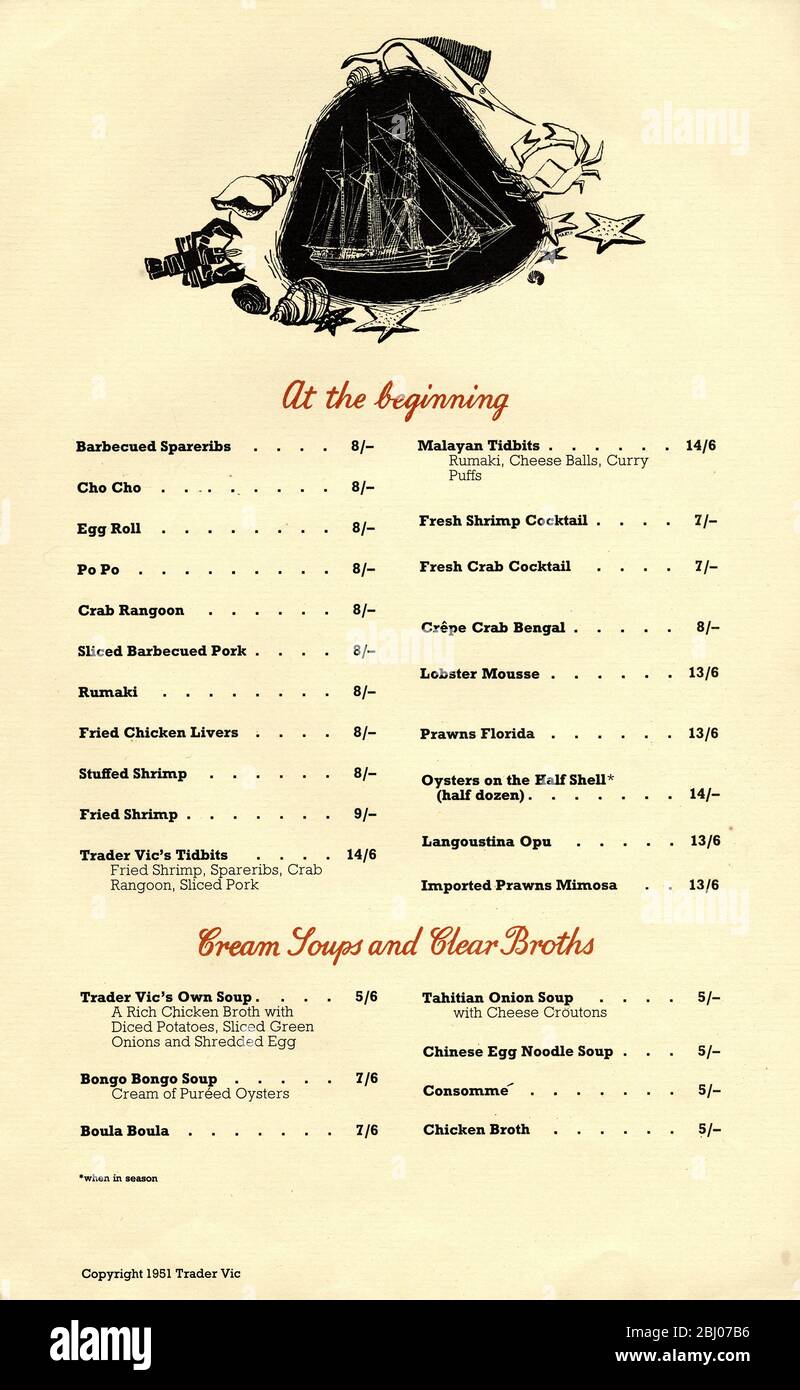 Trader vic’s london hi-res stock photography and images - Alamy