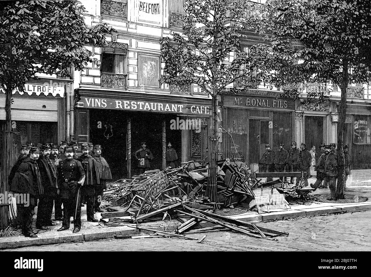 Dynamite explosion 19th century hi-res stock photography and images - Alamy